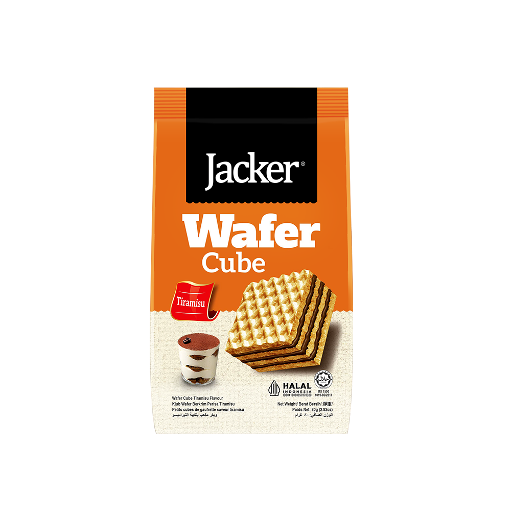 Wafer Cube Tiramisu 80G | ORIENTAL FOOD MARKETING (M) SDN BHD
